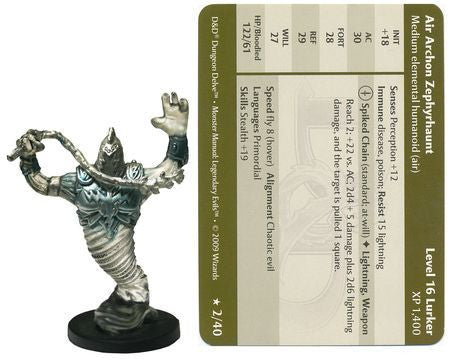 Air Archon Zephyrhaunt #02 Legendary Evils D&D Miniatures – Magic Mini Man