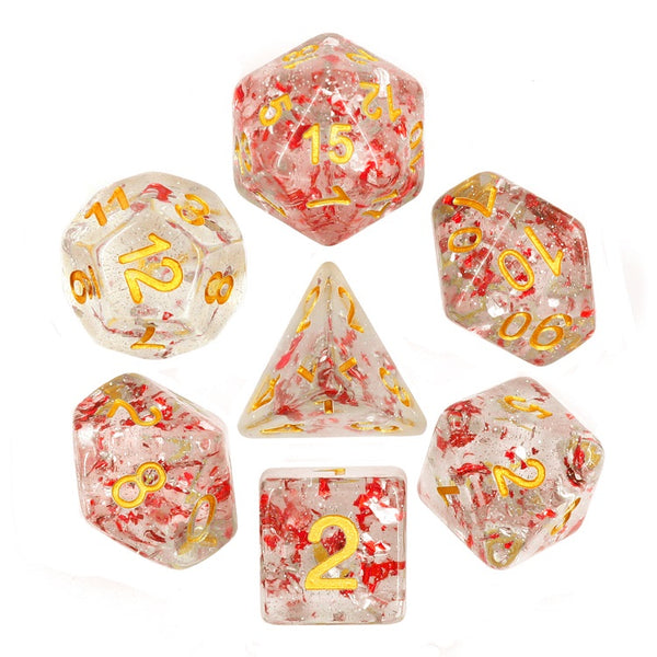 Metallic Ruby Dice Set – Magic Mini Man