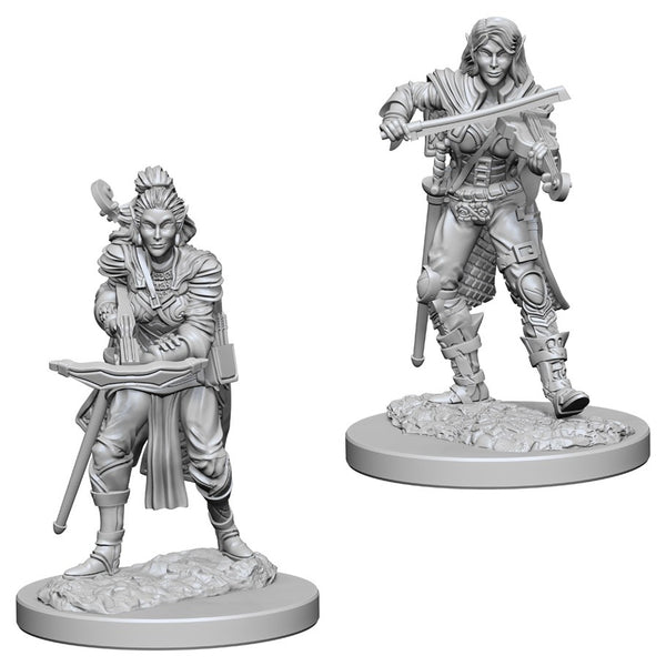 Pathfinder Deep Cuts Unpainted Miniatures: Elf Female Bard – Magic Mini Man